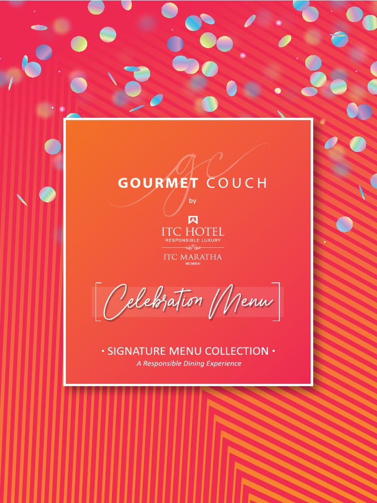 Celebration Menu by ITC Maratha | PDF | Kebab | Curry