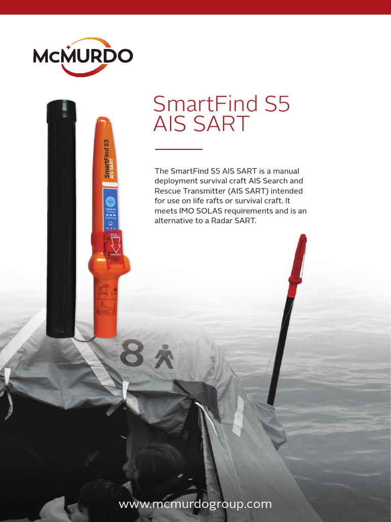 SmartFind S5 AIS SART Datasheet A4 Iss1. 2 | PDF | Radio | Information ...