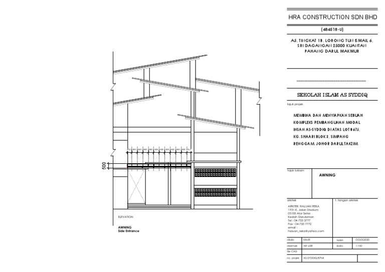 Awning Design B Pdf