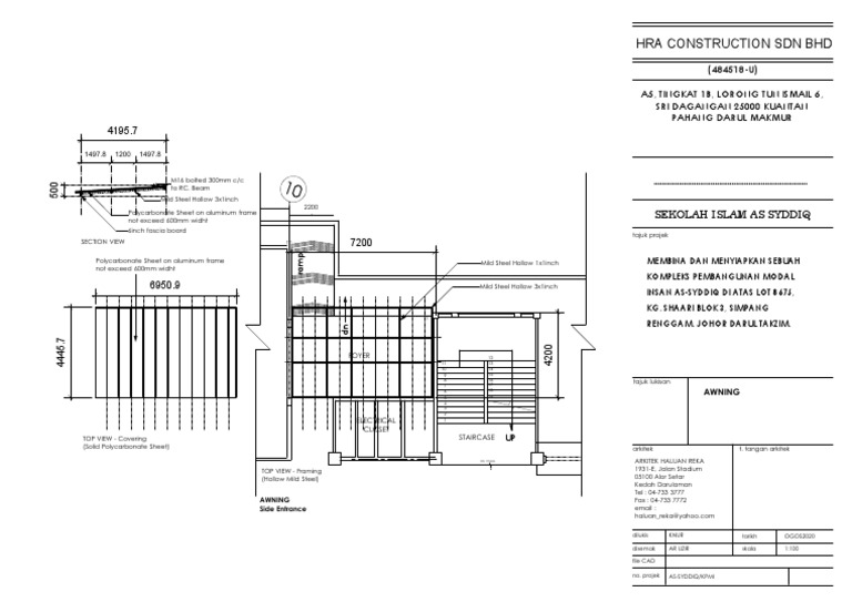 Hra Construction SDN BHD: A5, Tingkat 1B, Lorong Tun Ismail 6, Sri ...