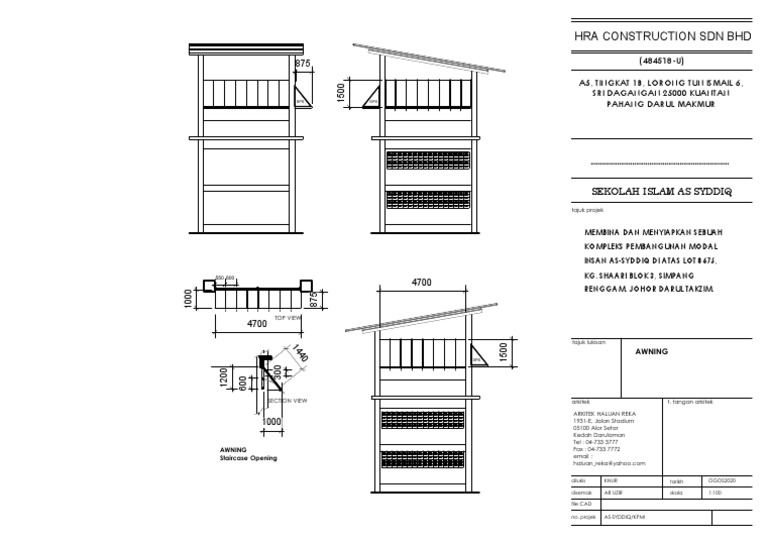 Hra Construction SDN BHD: A5, Tingkat 1B, Lorong Tun Ismail 6, Sri Dagangan 25000 Kuantan Pahang ...