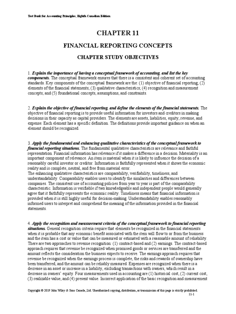 Chap 11 Accounting | PDF | Financial Statement | Going Concern