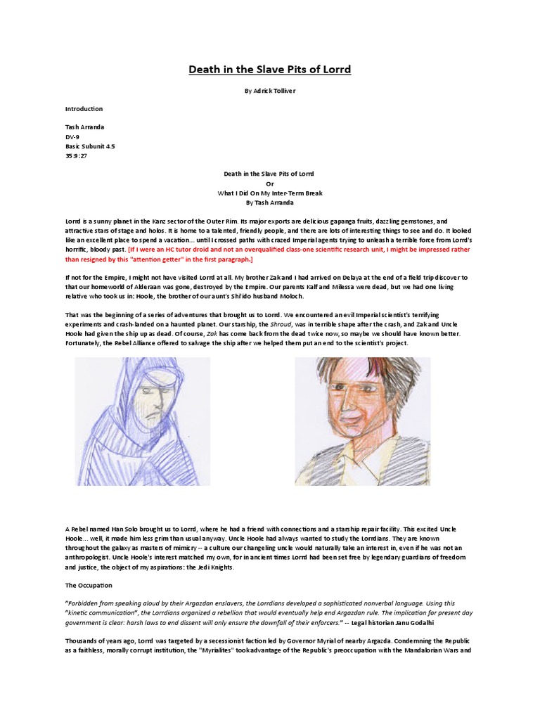 Death in The Slave Pits of Lorrd | Download Free PDF | Jedi | Archaeology