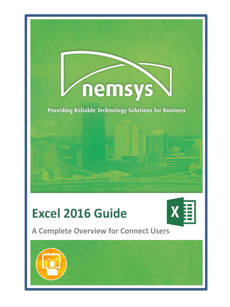 Excel 2016 Guide | PDF | Microsoft Excel | Spreadsheet