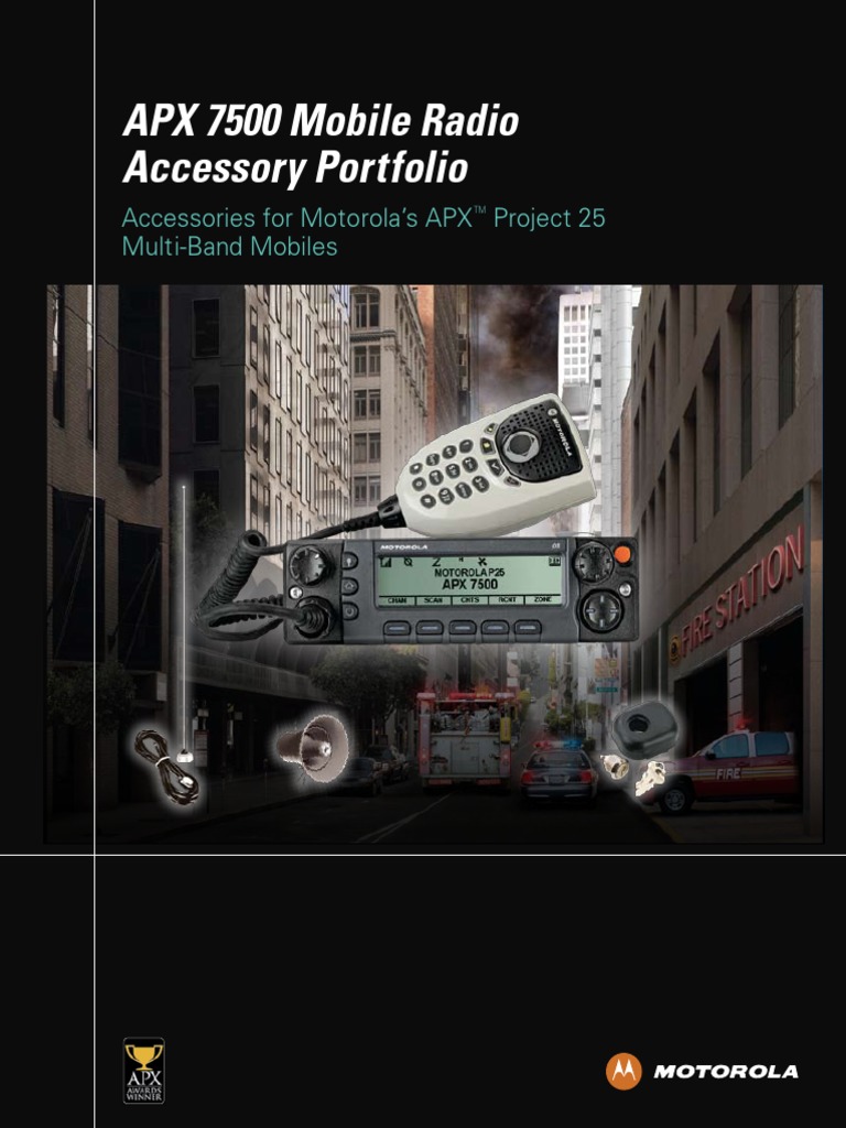 APX7500 Mobile Accessories | PDF | Telephone | Loudspeaker