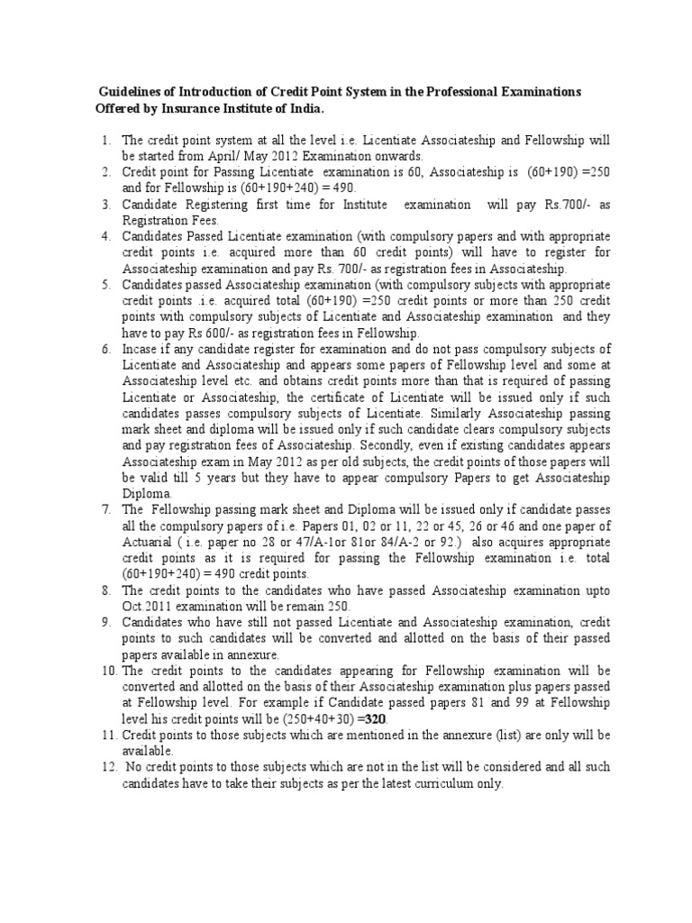 Guide - Lines - of - CREDIT - POINT III | PDF | Actuarial Science ...