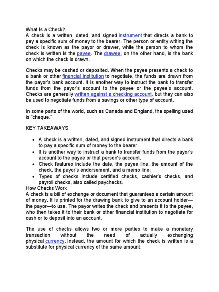 CC Check | Download Free PDF | Transaction Account | Cheque