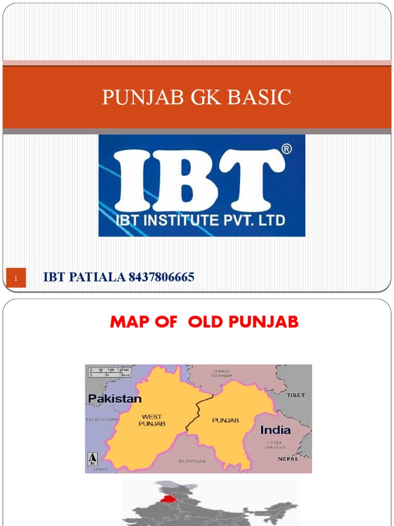 A Comprehensive Overview of the History and Geography of Punjab | PDF ...