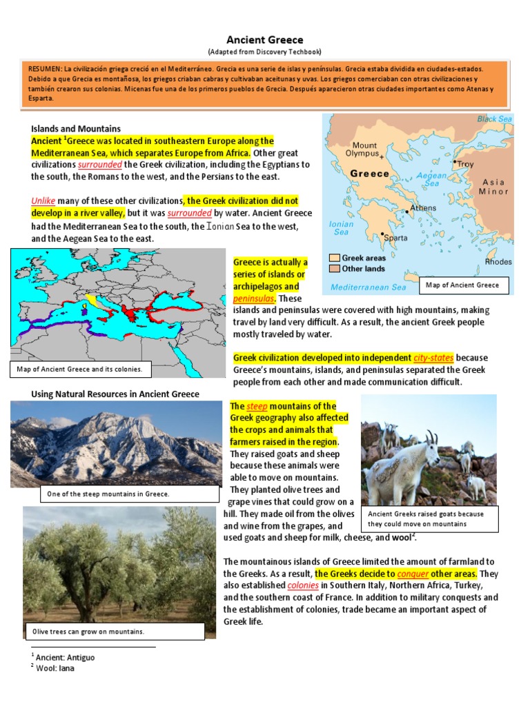 Geography and City-States of Ancient Greece | PDF | Ancient Greece ...