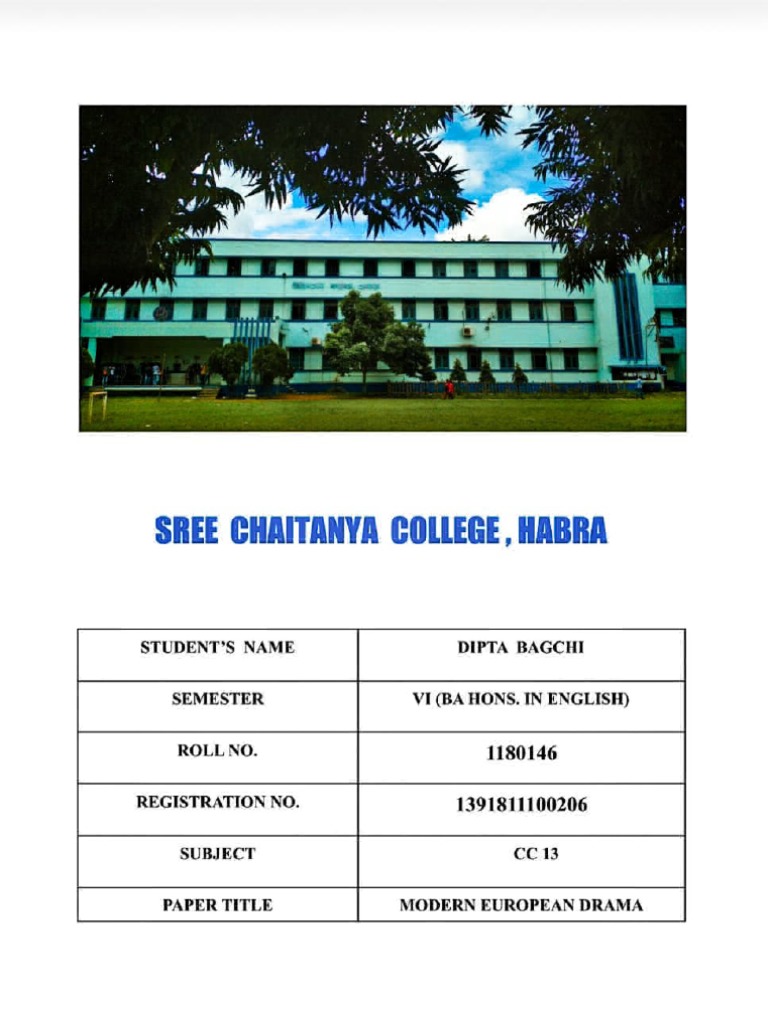 Internal Exam - Waiting For Godot | PDF | Oral Literature | Entertainment