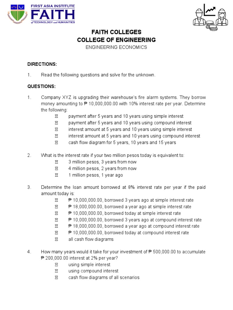 Coe Eco Practice Problems | Download Free PDF | Compound Interest ...