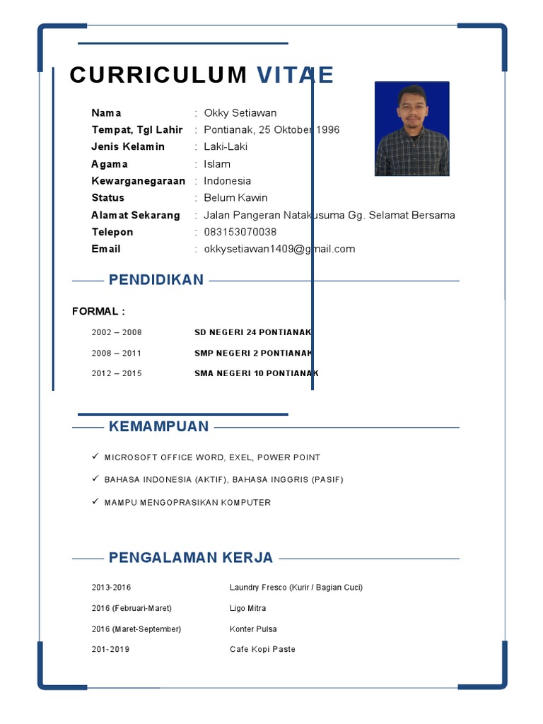 Okky Setiawan - Riwayat Hidup | PDF