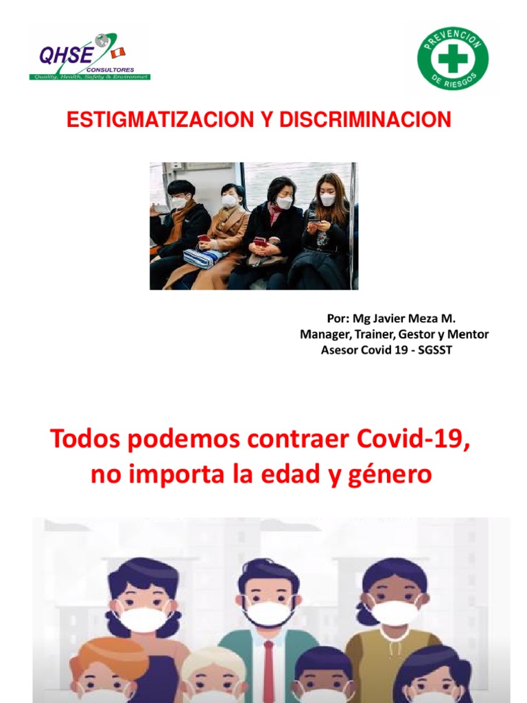 Presentación Estigmatización y Discriminación | PDF | Discriminación ...
