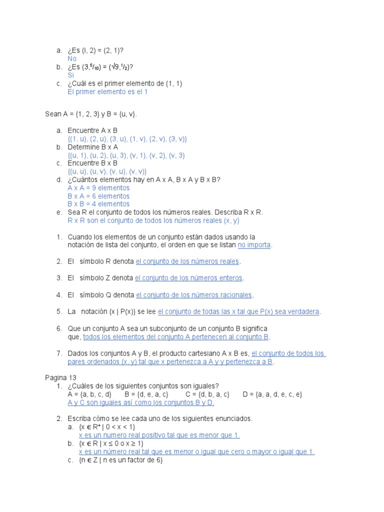 Matematica Discreta Practica 2 | PDF | Conjunto (Matemáticas) | Número Real