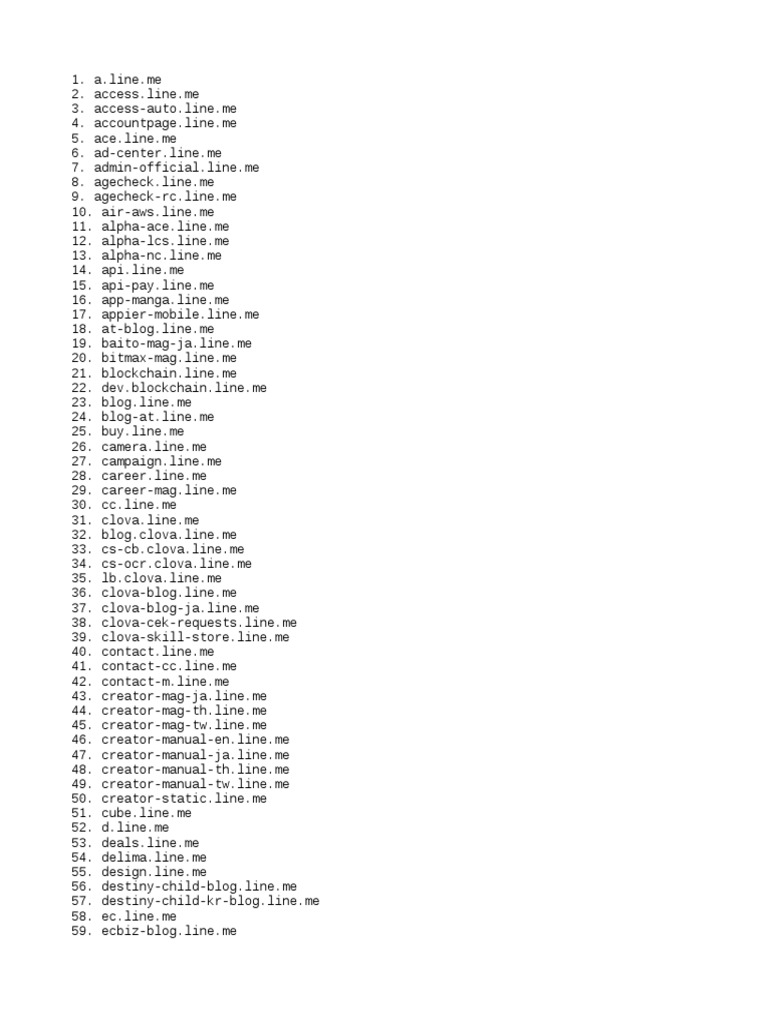 Bug LINE (SFILE | PDF