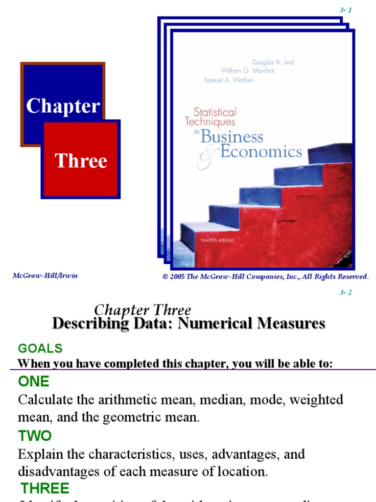 CH 3 Describing Data: Numerical Measures | Download Free PDF | Mean ...