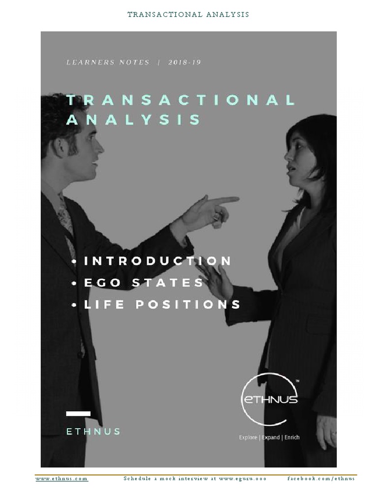 Transactional Analysis: Schedule A Mock Interview at WWW - Eguru.ooo ...