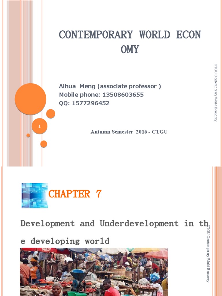 C07 Development and Underdevelopment in The Developing World | PDF ...