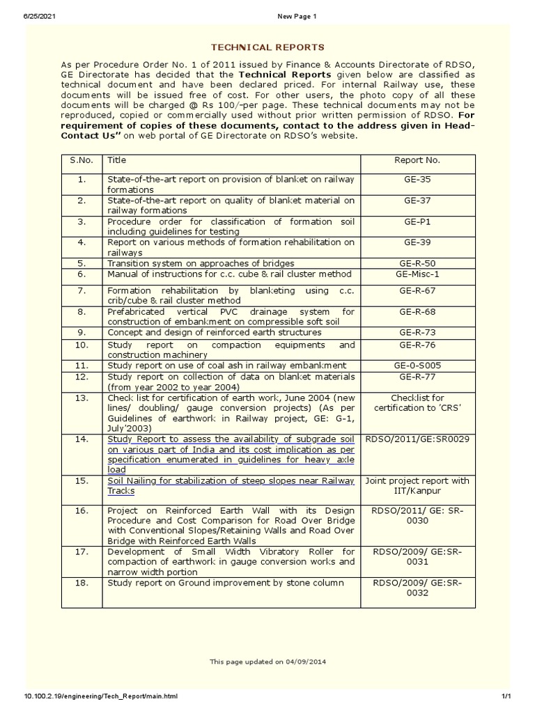 Ge Dir Reports | PDF | Transport | Science
