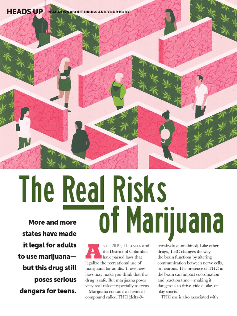 Risks of Marijuana for Teens | PDF | Cannabis (Drug) | Adolescence
