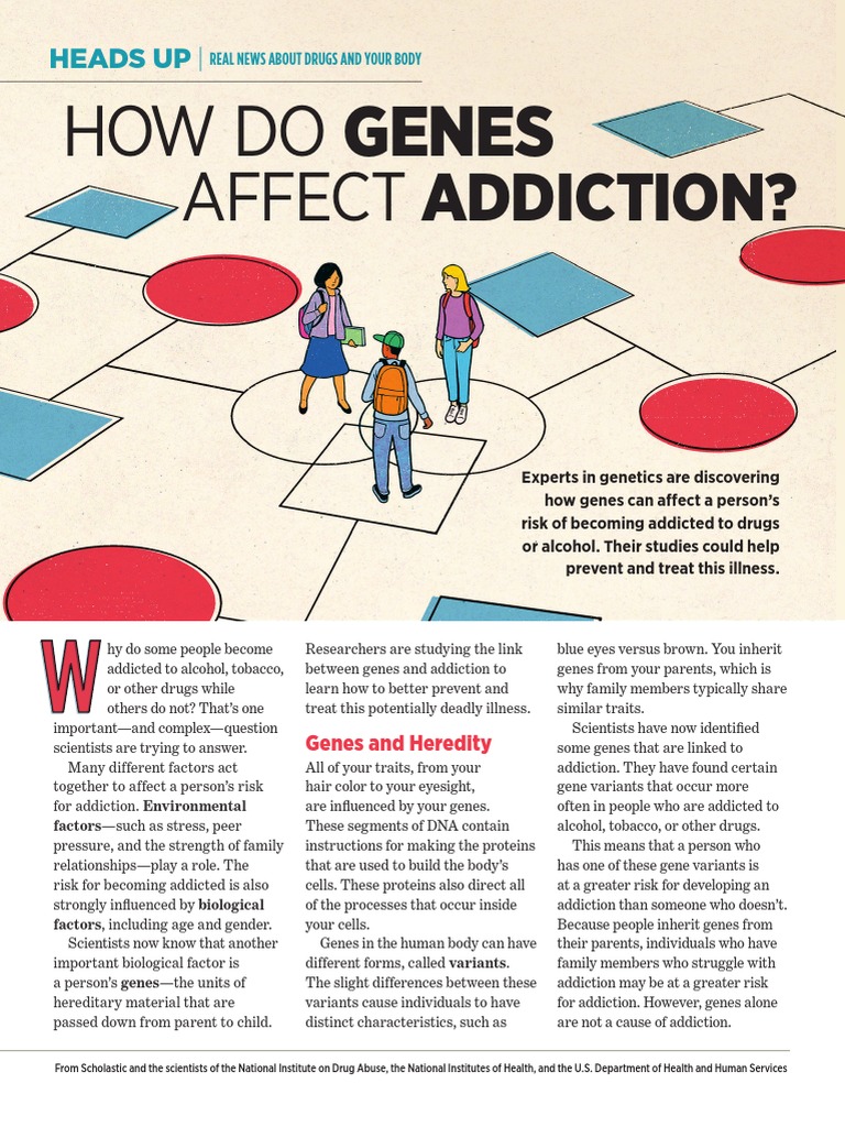 Genes and Addiction: Understanding Risks | PDF | Gene | Substance Abuse