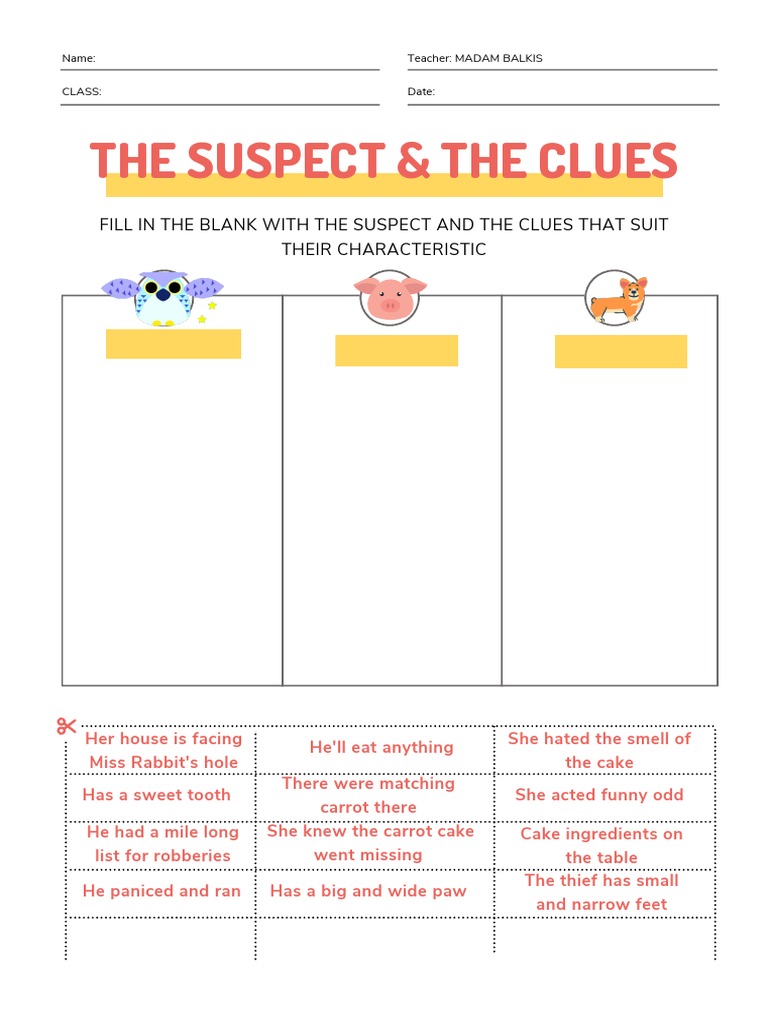 The Missing Carrot Cake (Chapter 3) | PDF