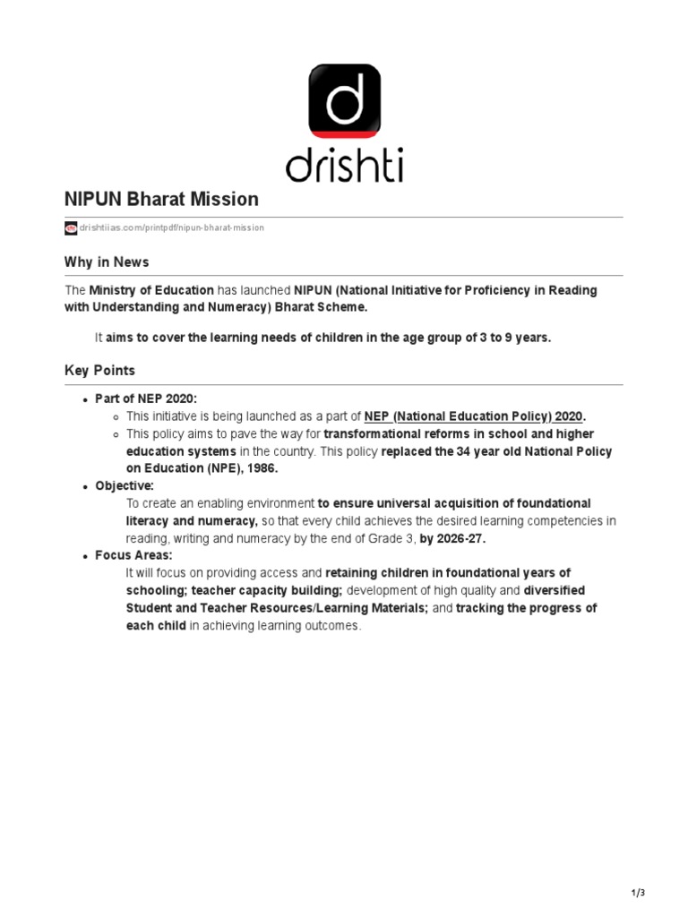 Nipun Bharat Mission | PDF | Human Nature | Behavior Modification