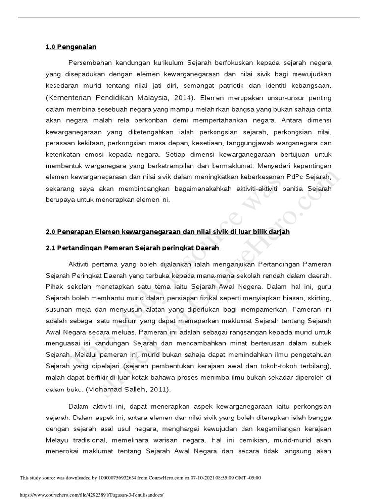 Tugasan 3 Penulisan | PDF