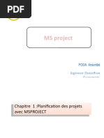 Cours MSPROJECT | PDF | Planification | Microsoft