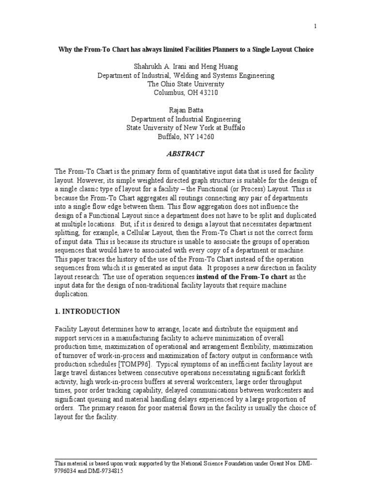 Paper - Limitations of From-To Chart | PDF | Cluster Analysis ...