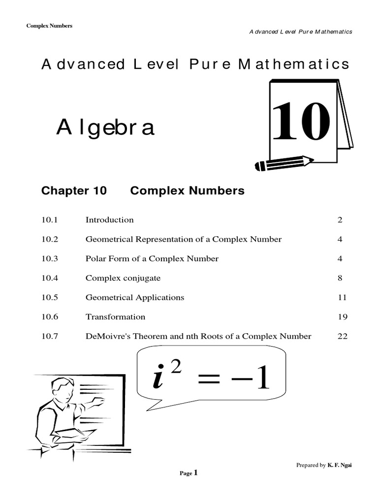 Geometrical Representations and Operations of Complex Numbers | PDF ...