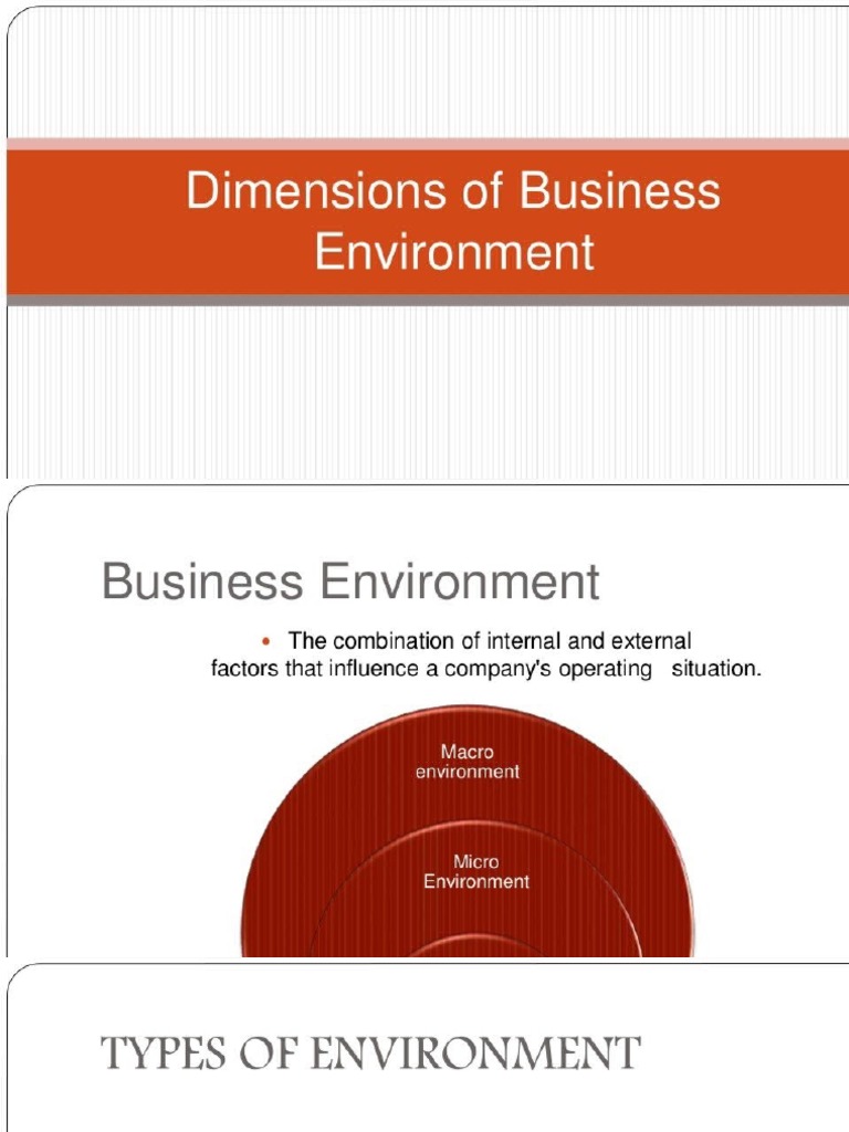 Business Environment | PDF
