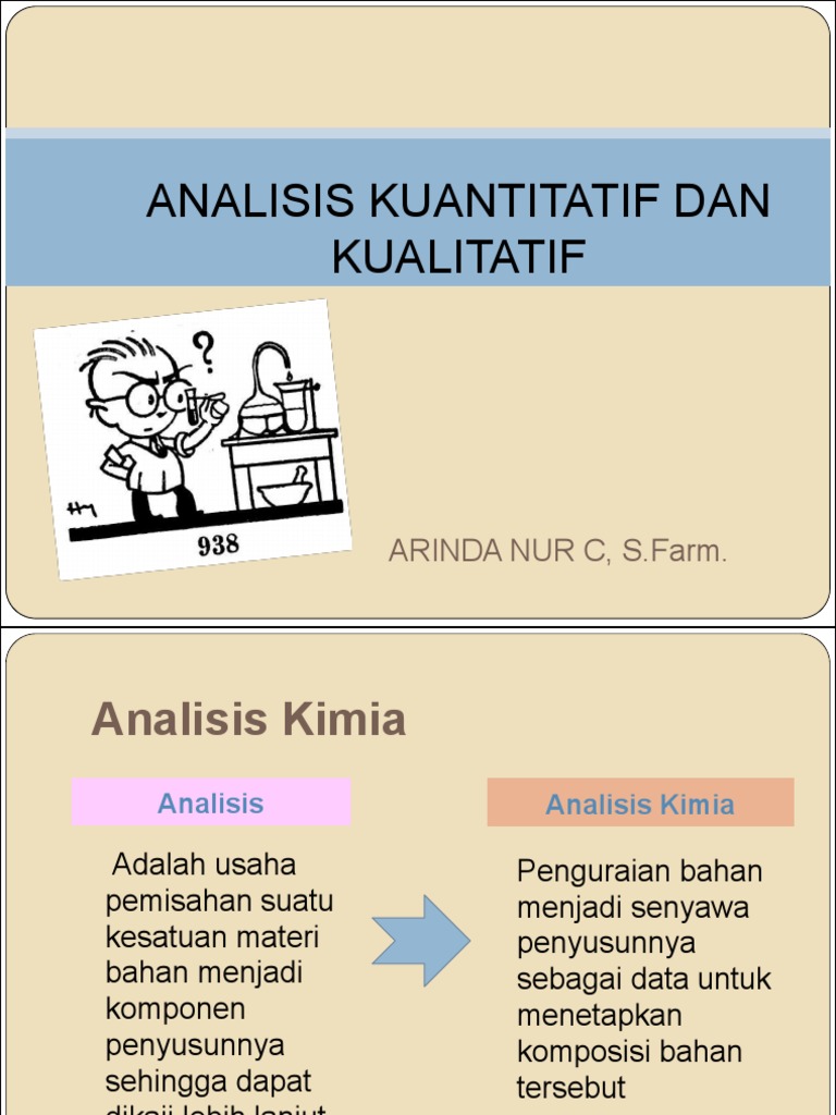 Analisis Kualitatif Dan Kuantitatif | PDF