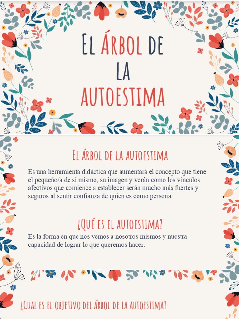 Árbol de La Autoestima | PDF