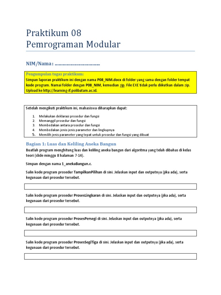 08 Pemrograman Modular | PDF