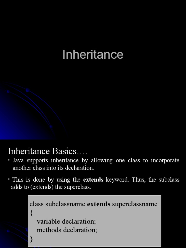8 Inheritance Pdf Method Computer Programming Inheritance Object Oriented Programming