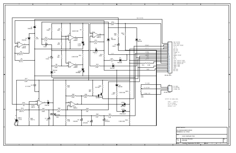 Crest 10001 Display26c1528 Schematic | PDF | Transport