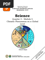 Science 9: Quarter 3 - Module 4: Factors Affecting Climate | PDF ...