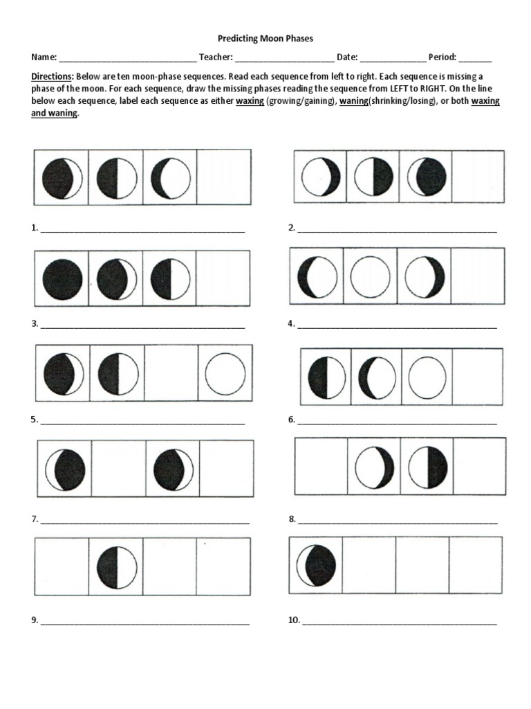 Predicting Moon Phases | PDF