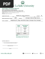 DLSU - Senior High School Application Form | PDF | Philippines ...