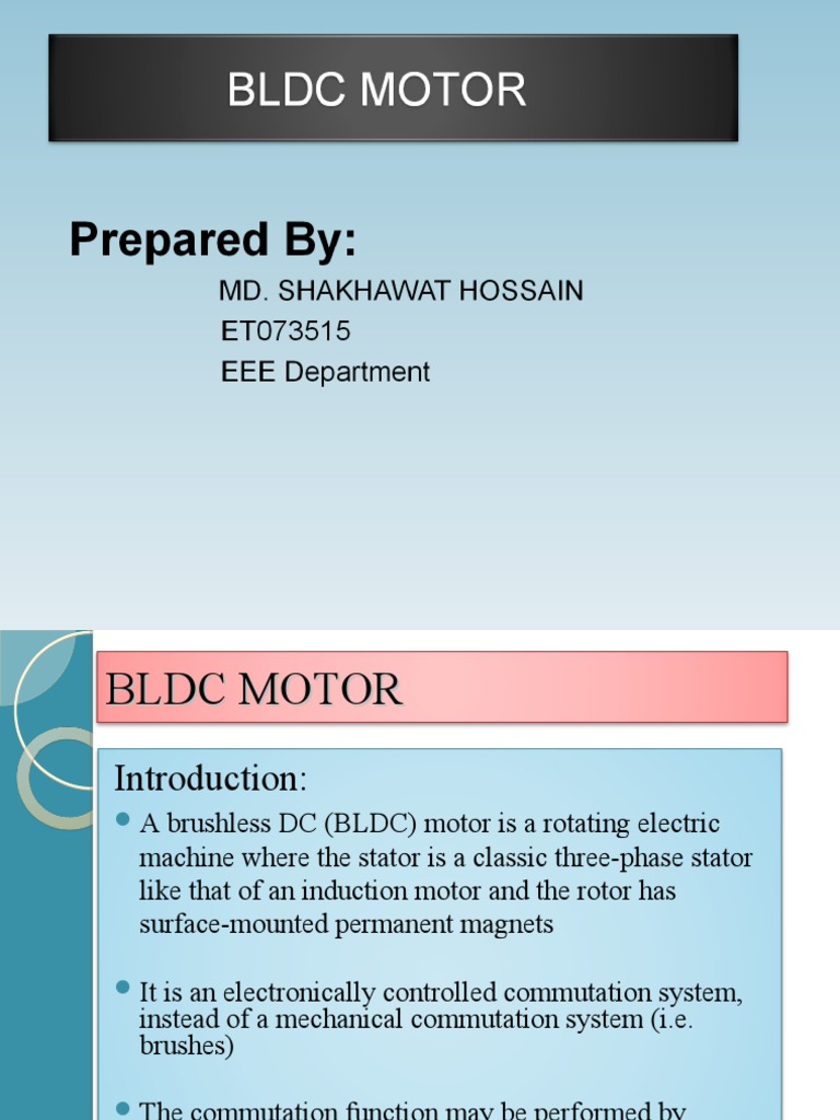 BLDC Motor | PDF | Electric Motor | Electromagnetism