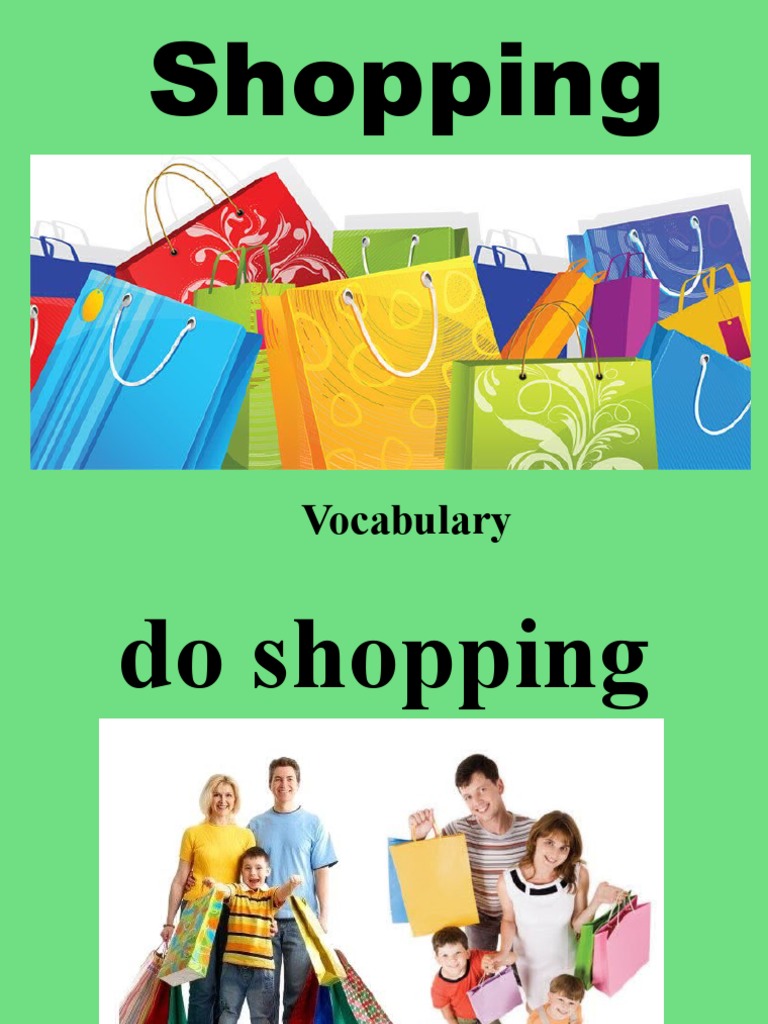 Shopping Vocabulary | PDF