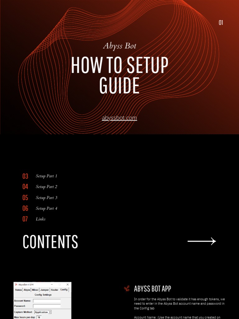 Abyss Bot Setup | PDF | World Wide Web | Internet & Web