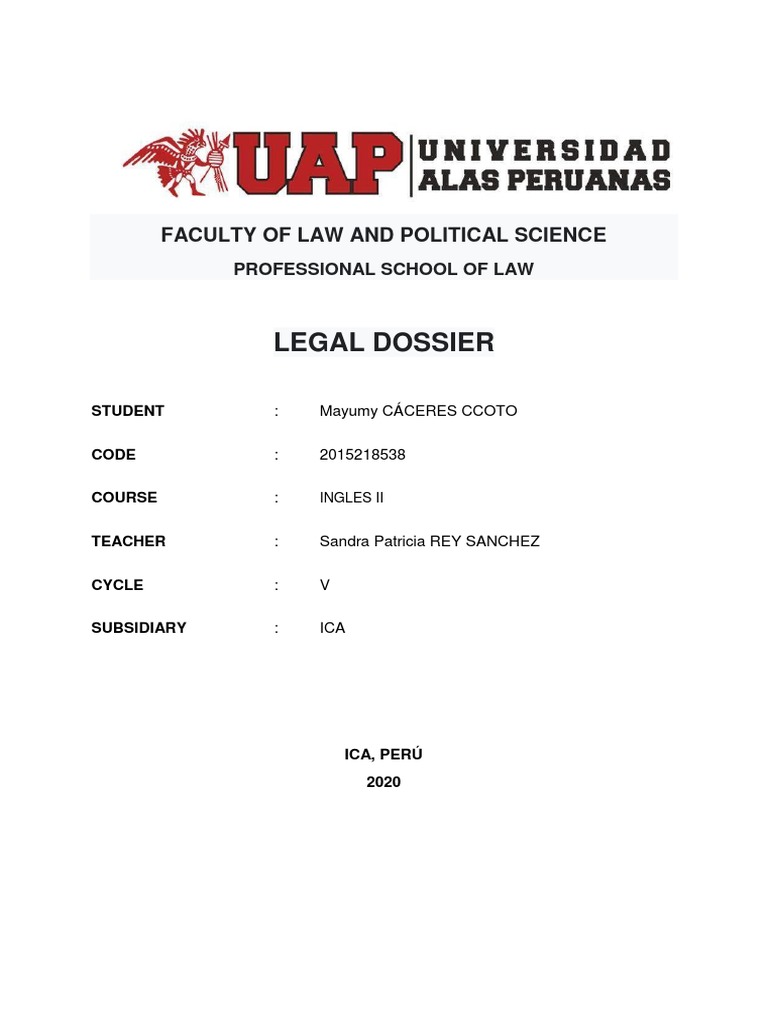 Legal Dossier: Faculty of Law and Political Science | PDF | Crime ...