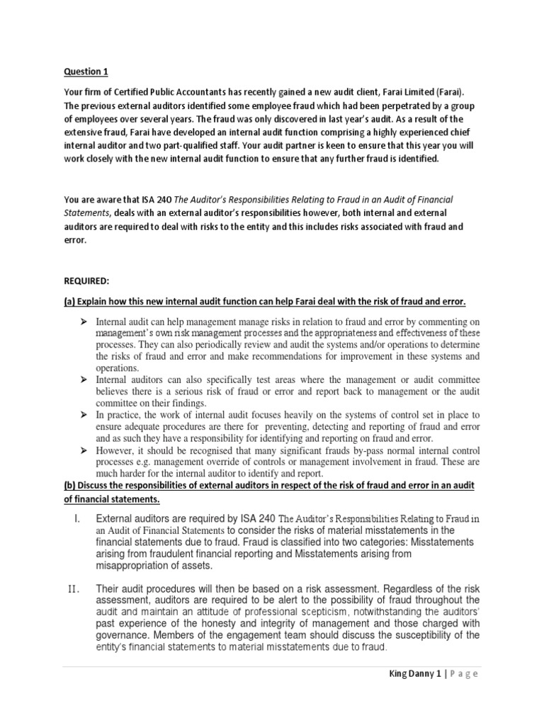 Auditing Tutorial | PDF | Internal Audit | Audit