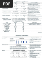 Pump Formulas: Imperial & SI Units | PDF | Pressure | Horsepower
