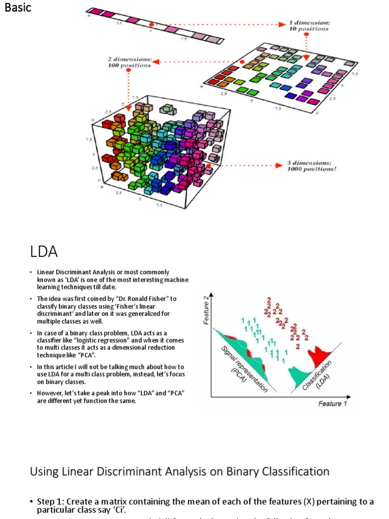 Linear Discriminant Analysis | PDF | Principal Component Analysis ...