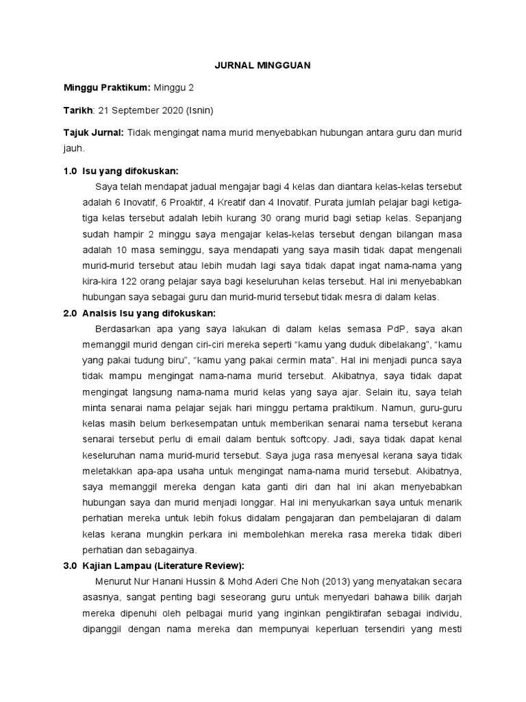 Jurnal Mingguan | PDF | Pengembangan Diri | Kesehatan Holistik