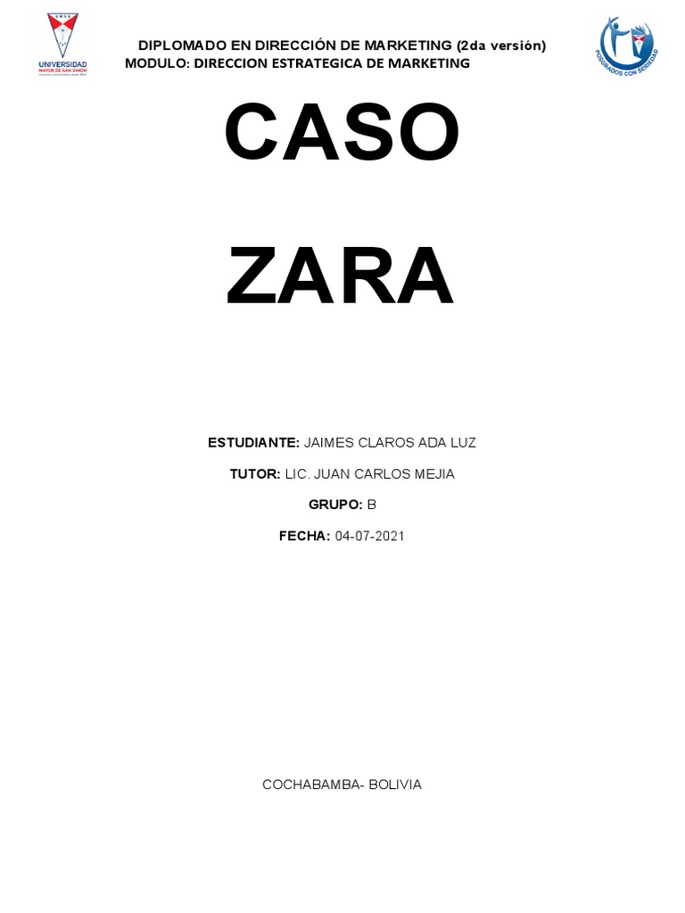 Caso Zara | PDF | Marketing | Moda