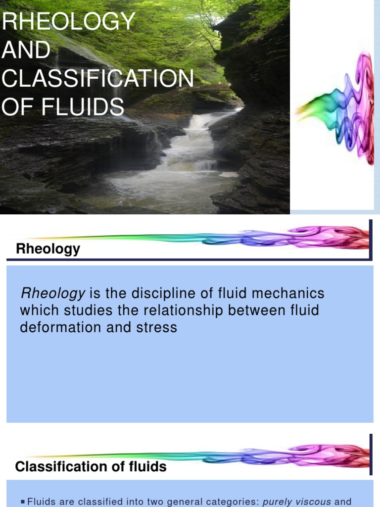 Lecture 2 Rheology and Classification of Fluids | PDF | Viscosity ...